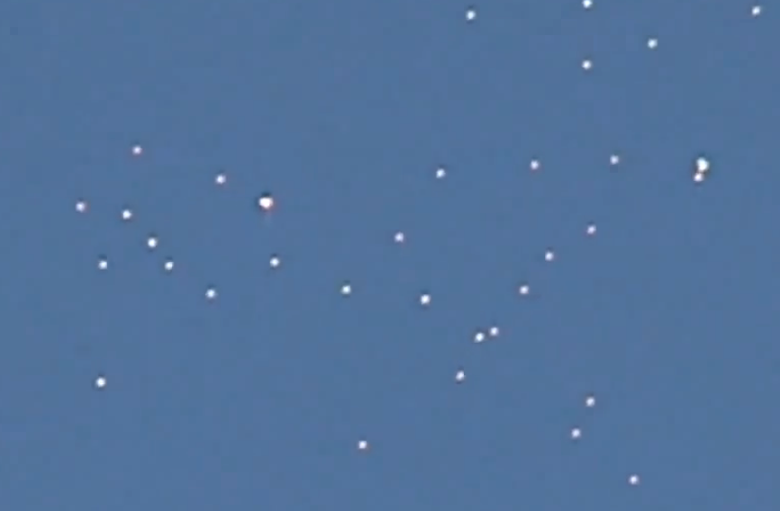 Spaceship Armada over California
