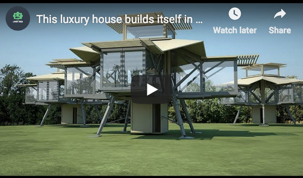This Luxury House Builds Itself in 10 Minutes