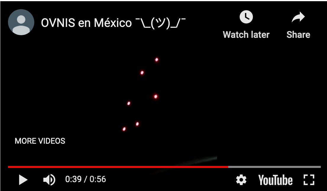 UFOs over Mexico