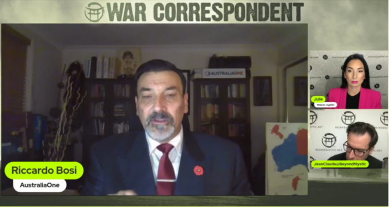 Jean Claude’s War Correspondent Show with Riccardo Bosi, Julie and Janine