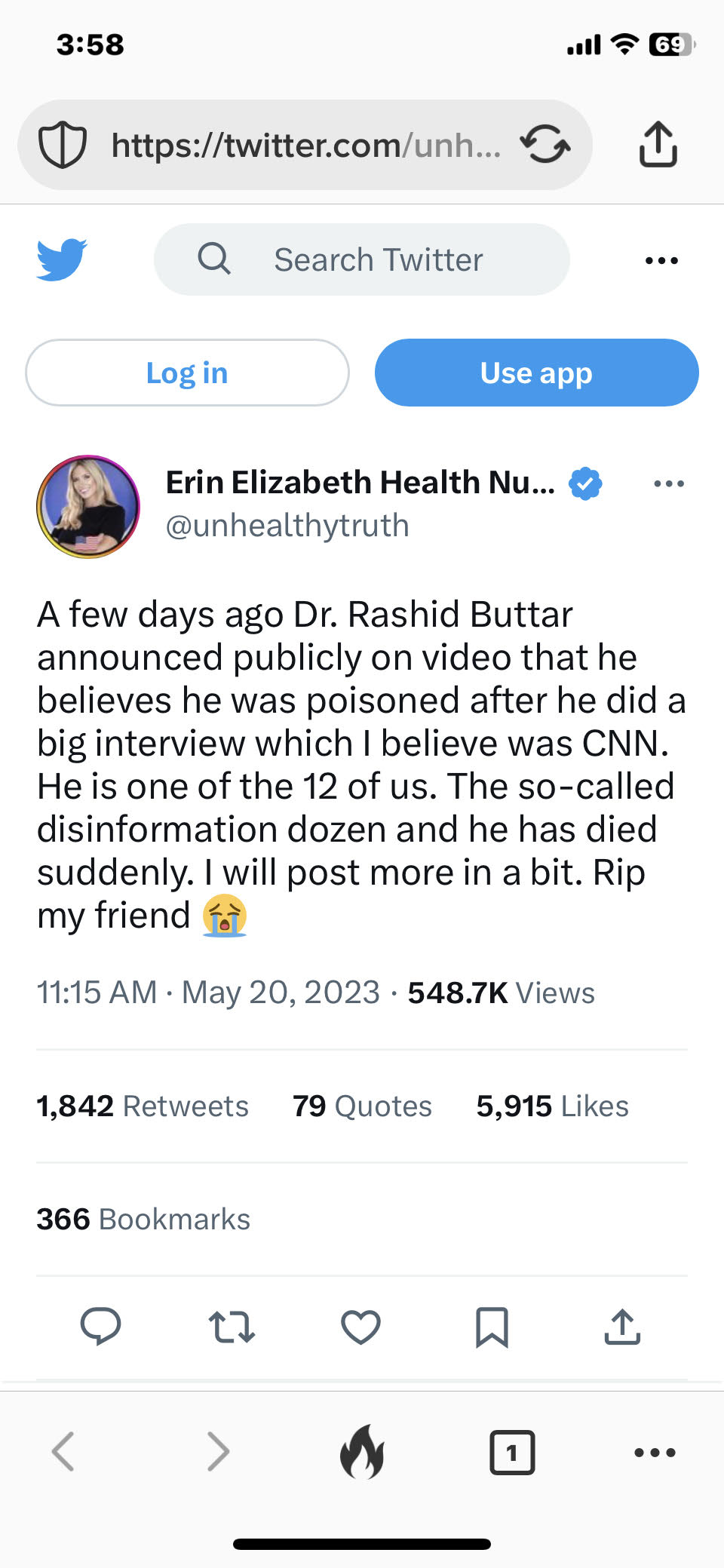 Dr. Rashid Buttar, 1966-2023
