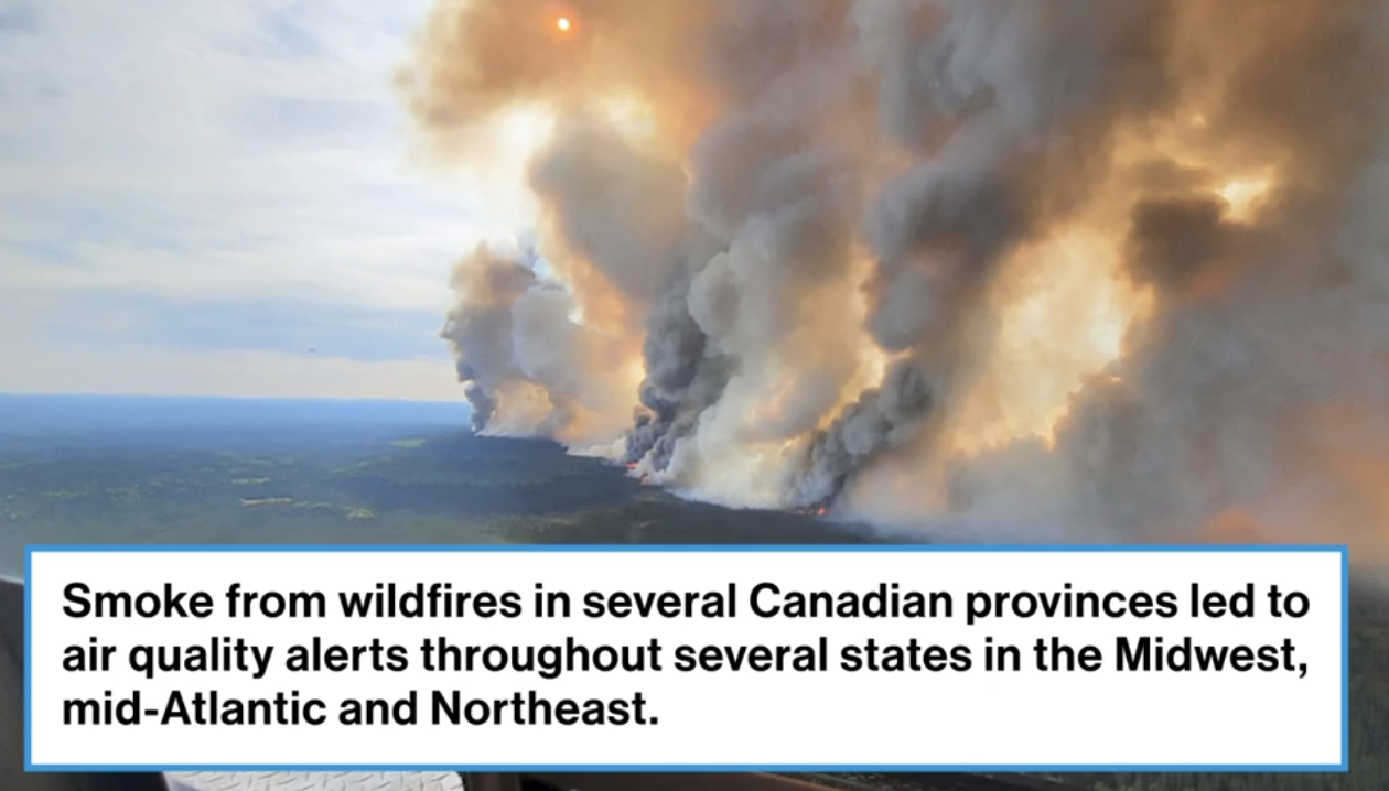 Please Send Love to Wildfires in Canada & the Smoke-Filled Areas