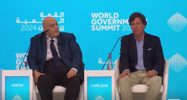 Tucker Carlson Speaks at the 2024 World Government Summit in Dubai