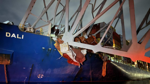 Ship Strike Collapses Bridge in Baltimore, Maryland