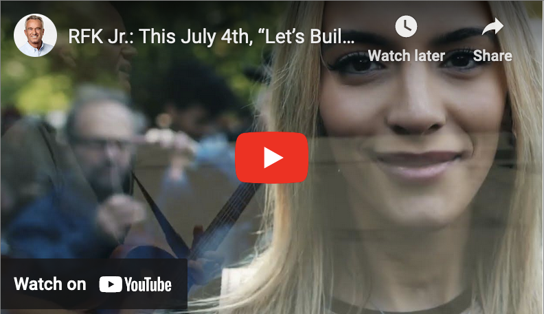 A New Song Inspired by RFK Jr’s Campaign: Let’s Build a Bridge