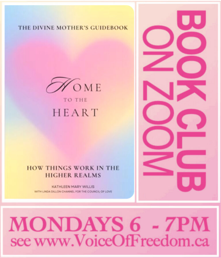 Home to the Heart Book Club Mondays on Zoom, 6-7pm PST